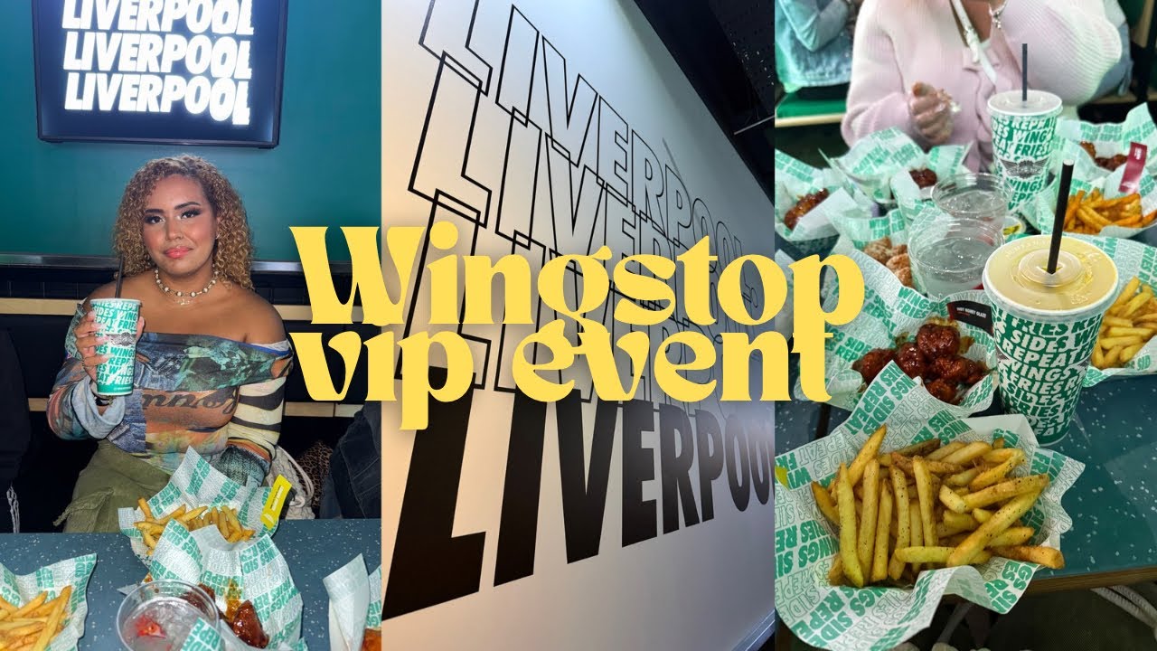 Wingstop Liverpool VIP Event | My first ever influencer event - YouTube