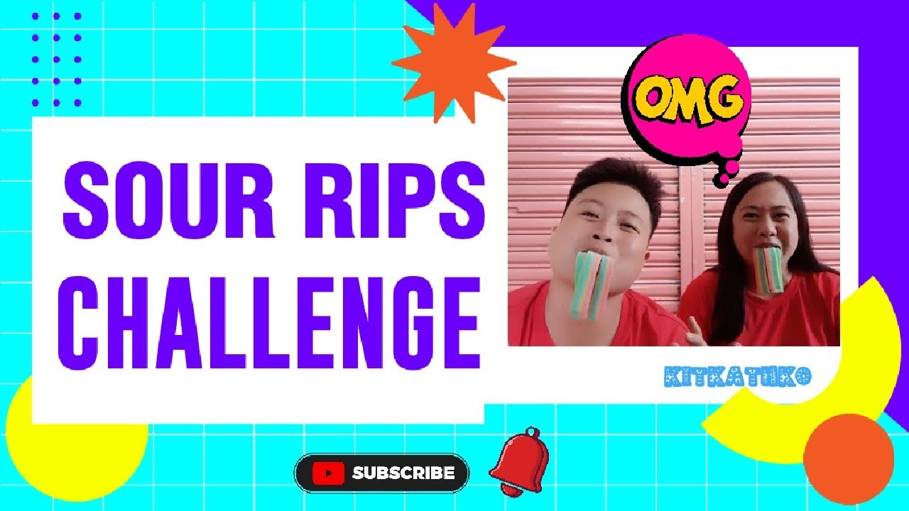 Sour Challenge || Rainbow Sour Rips - YouTube