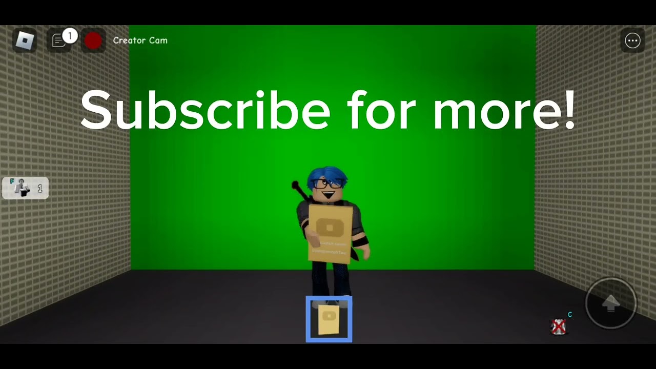A roblox play button on brookhaven?! - YouTube