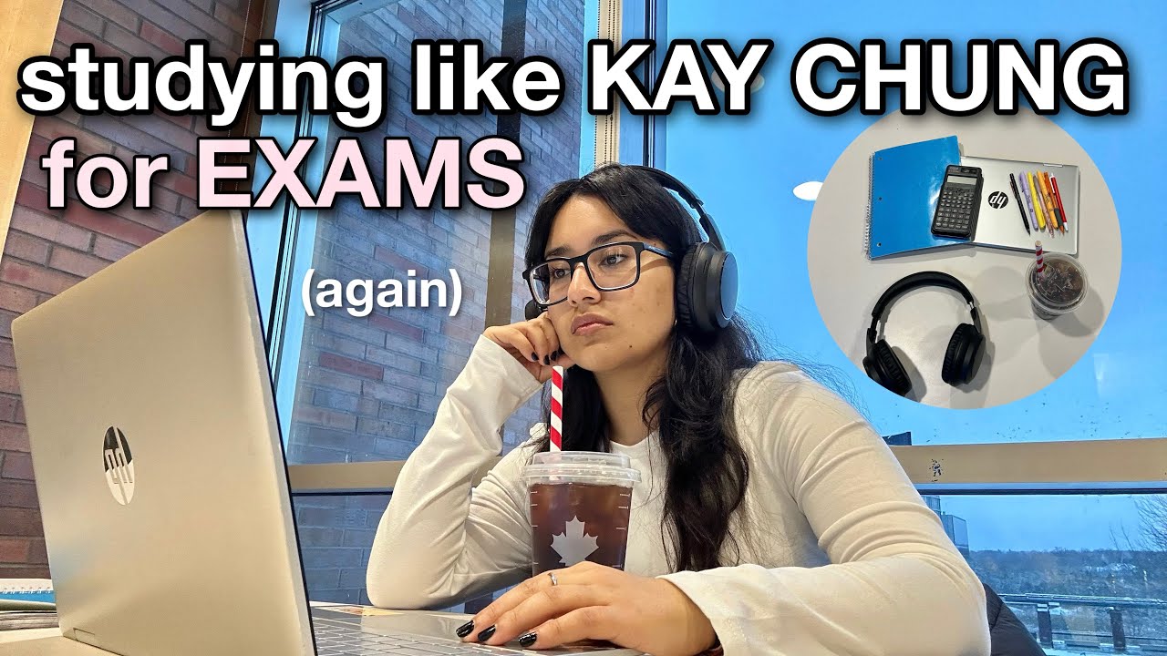 i studied like KAY CHUNG again and it worked | exam study with me - YouTube