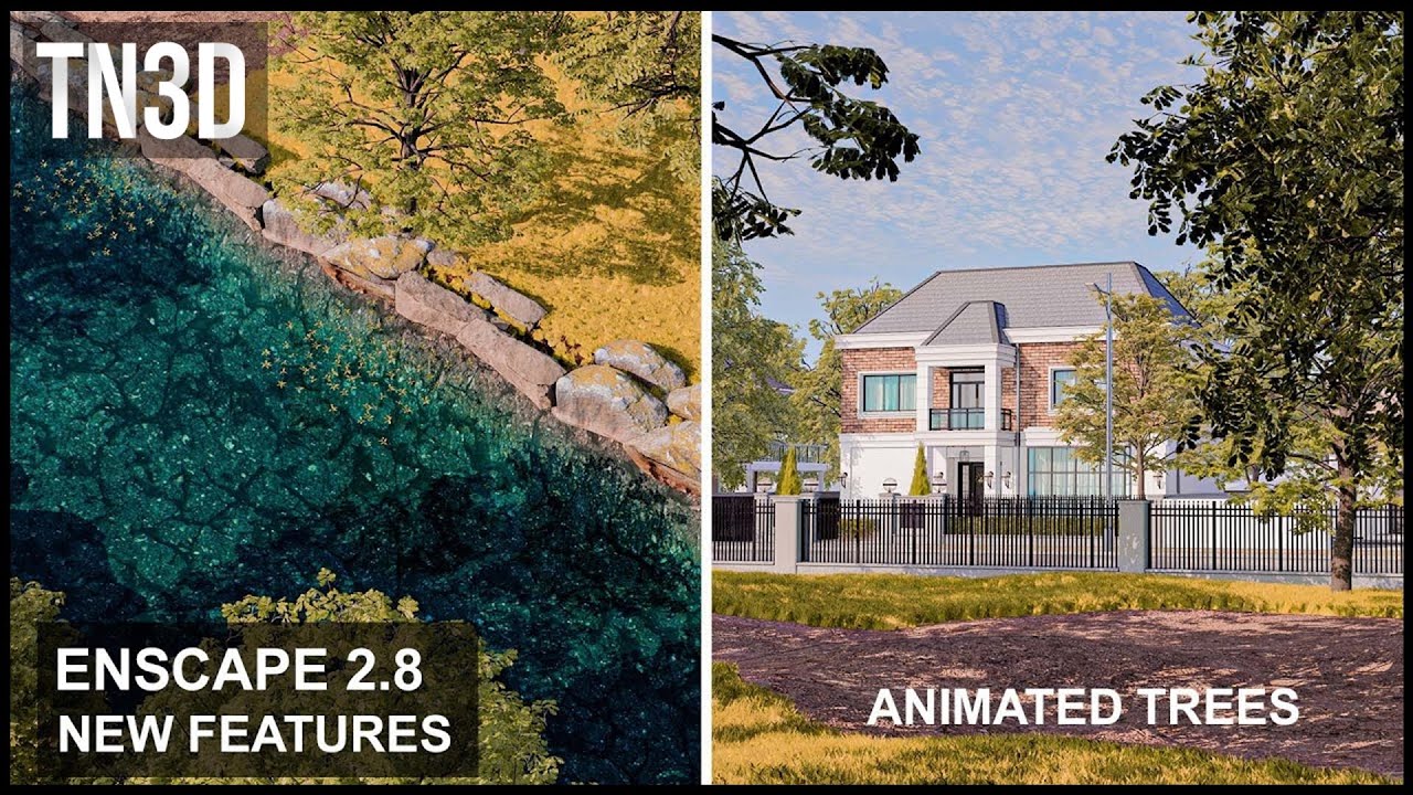 Whats new enscape 2.8 Features | Enscape for Sketchup Tutorial | - YouTube