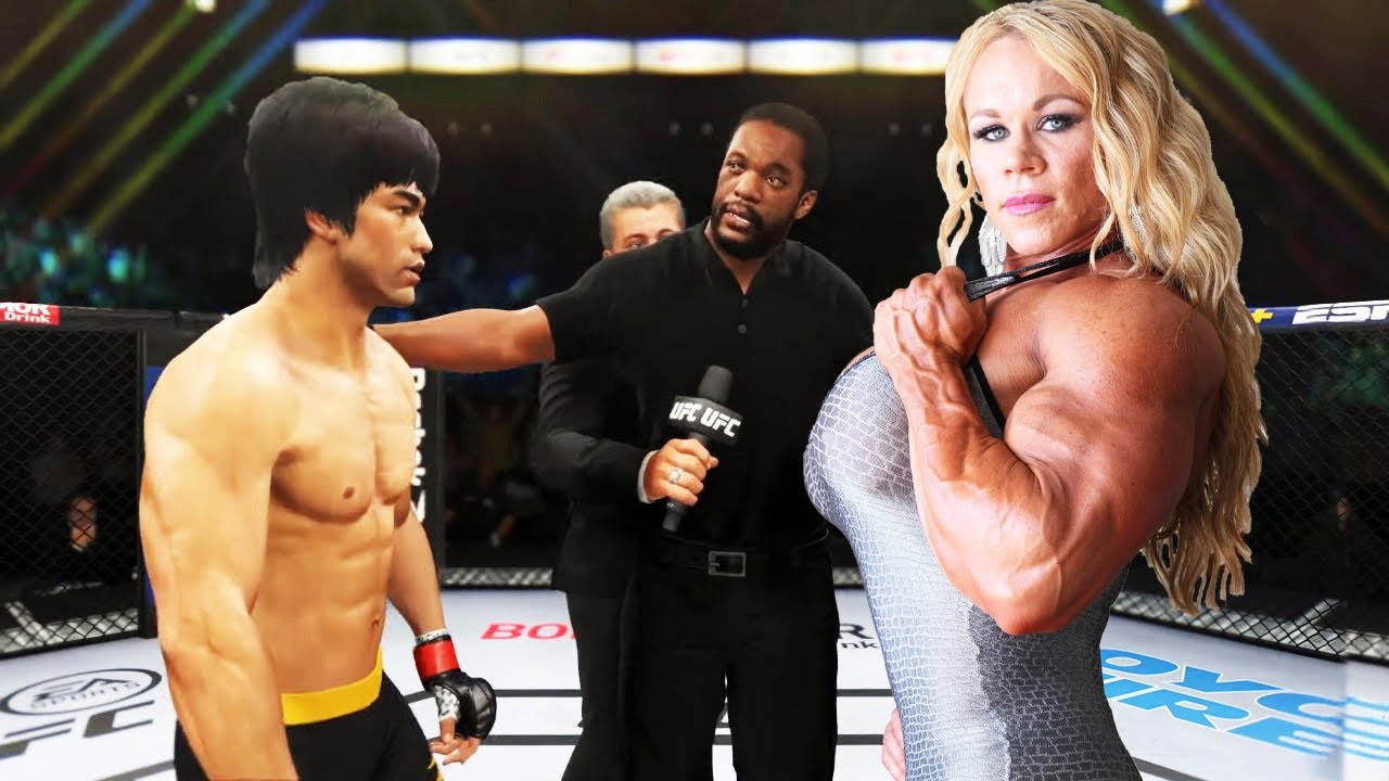 PS5 | Bruce Lee vs. Aleesha Young (EA Sports UFC 4) - YouTube