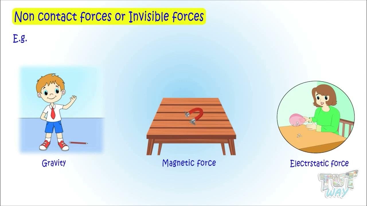 Forces | Contact Forces or Direct Forces | Non Contact Forces or ...