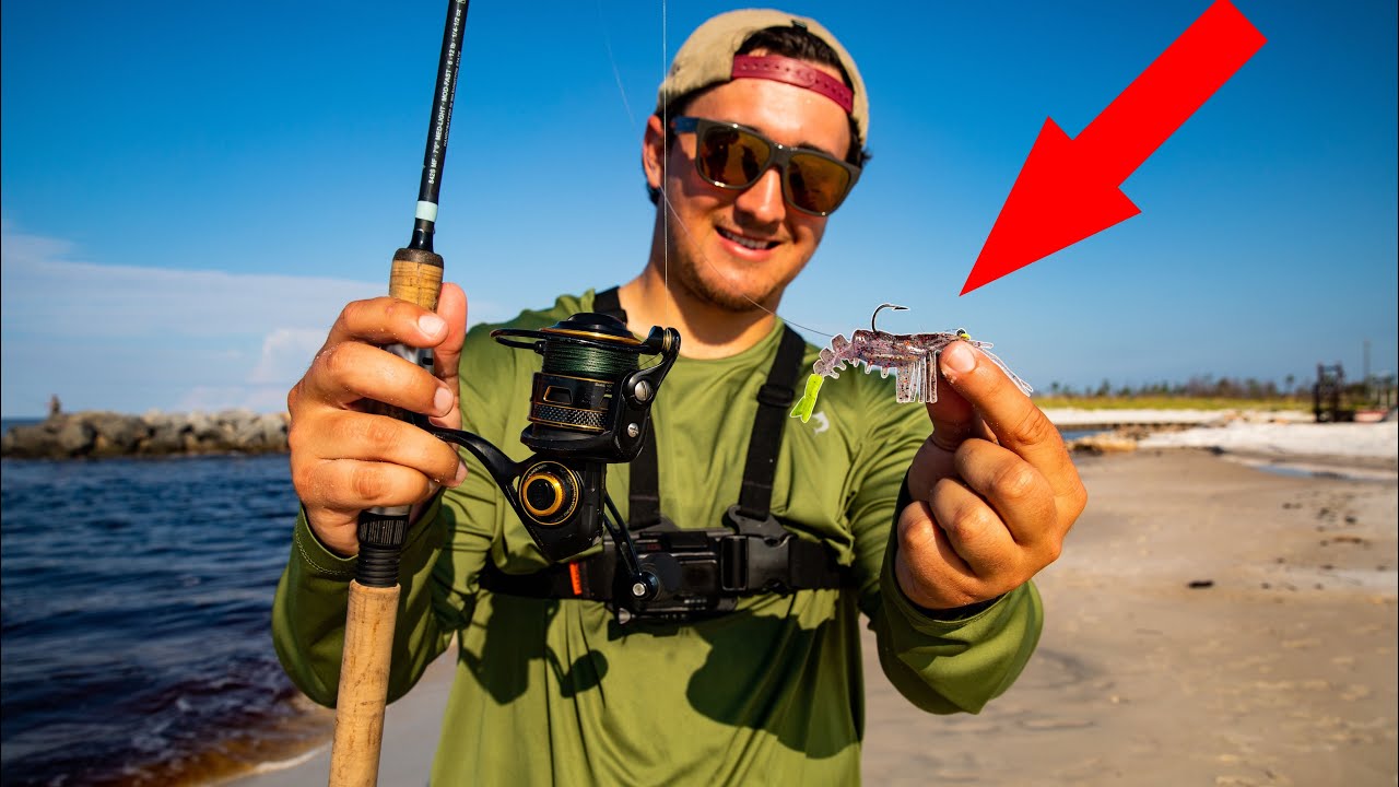 This Lure CRUSHES Fish While Fishing from SHORE - YouTube