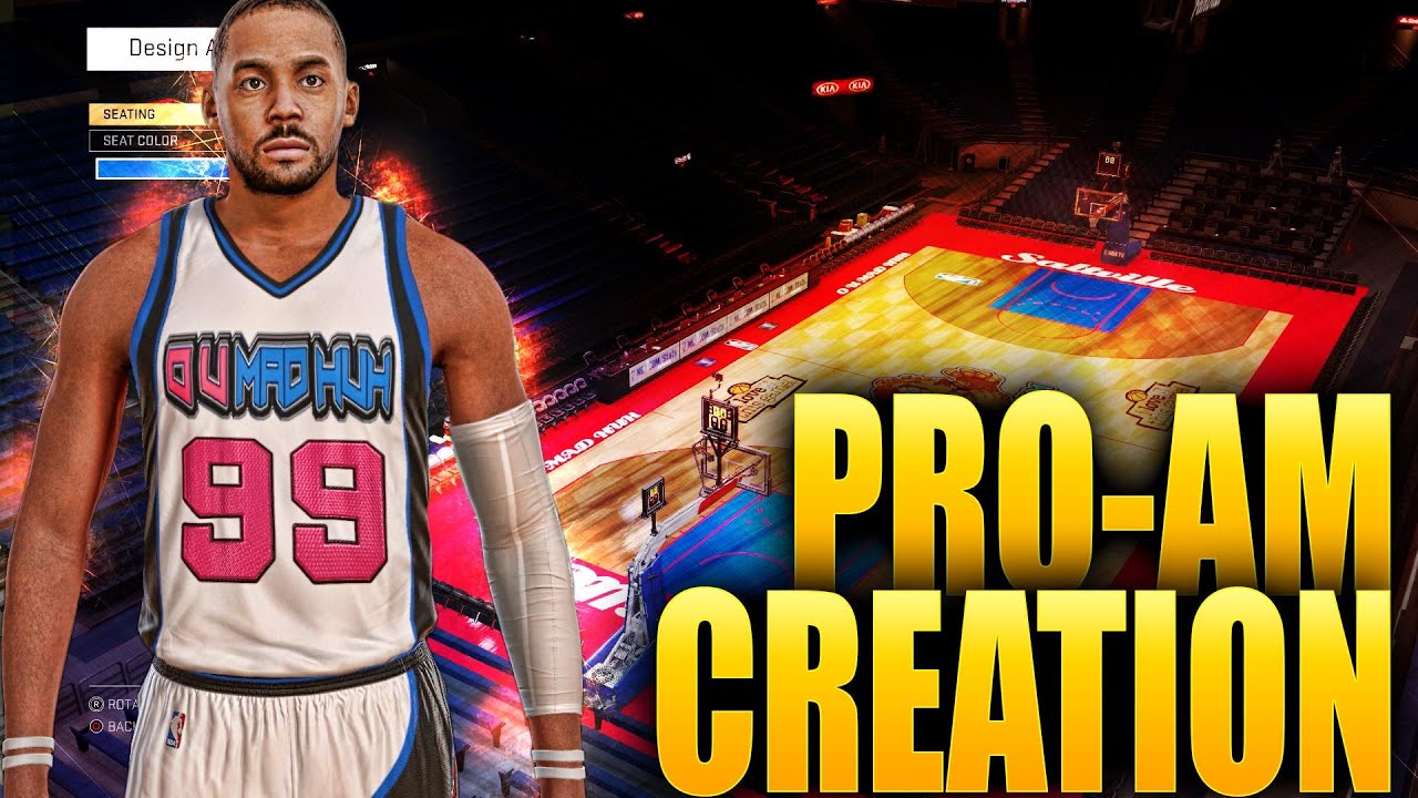 NBA 2K16 Pro Am - Team Creation O U MAD HUH & Branding For Arena ...