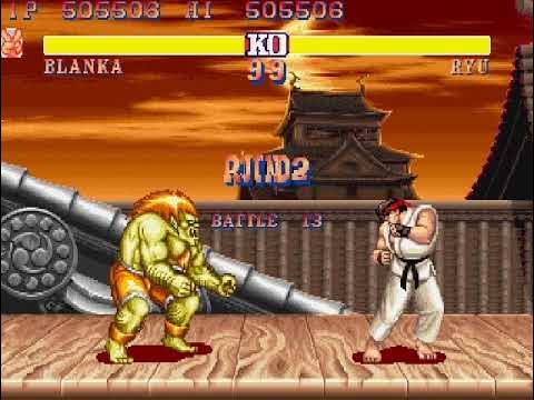 Street Fighter 2 (1991) | BLANKA vs. RYU - YouTube