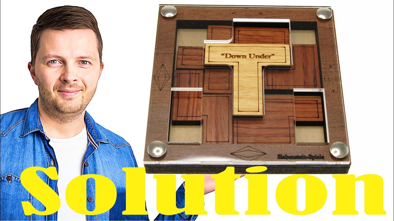 Down Under from Siebenstein Spiele - Solution - YouTube