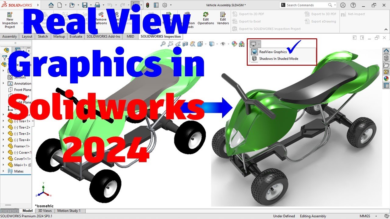 Real View Graphics Activation in SolidWorks 2024 : A Step-by-Step Guide ...