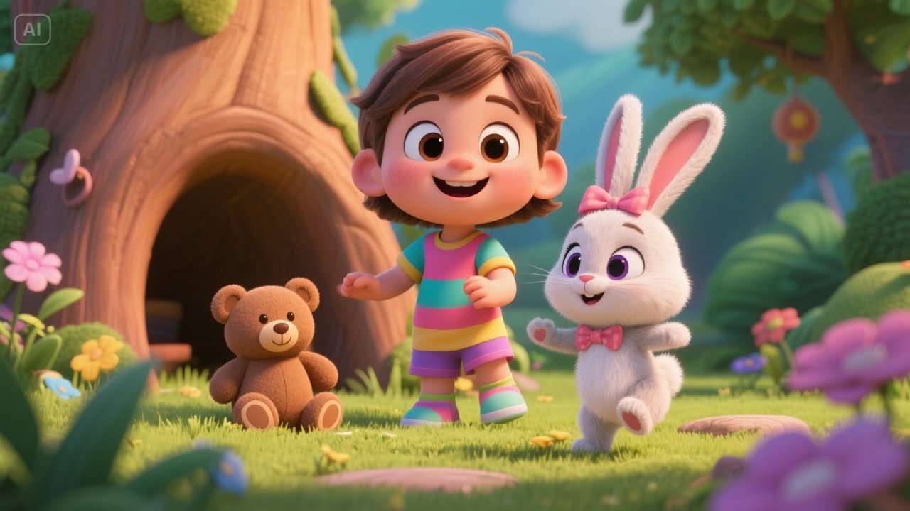 The Lost Teddy Adventure Song | Fun Adventure Rhyme for Kids | Teddy Bear Story Song - YouTube