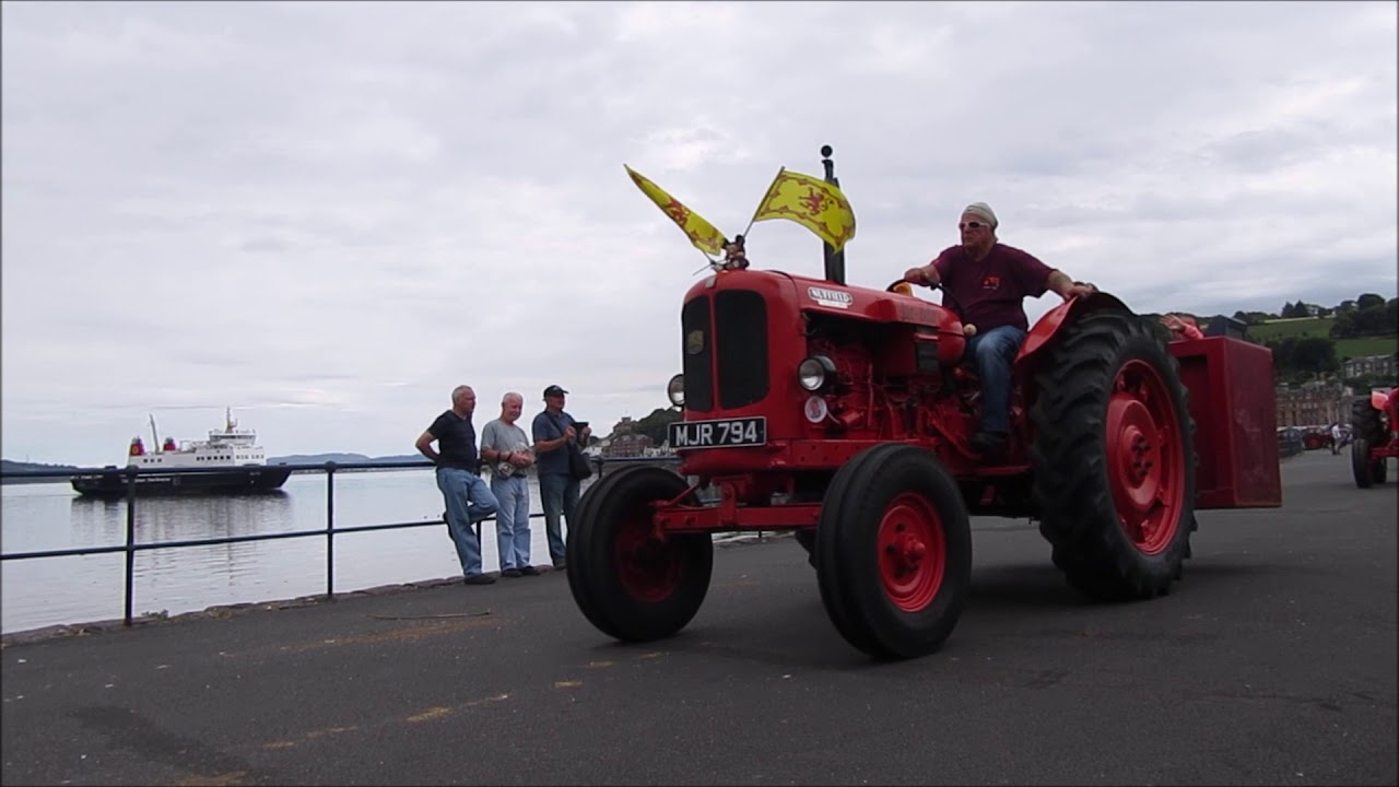 Rothesay Vintage Tractor Road Run 2018 Part 1 - YouTube
