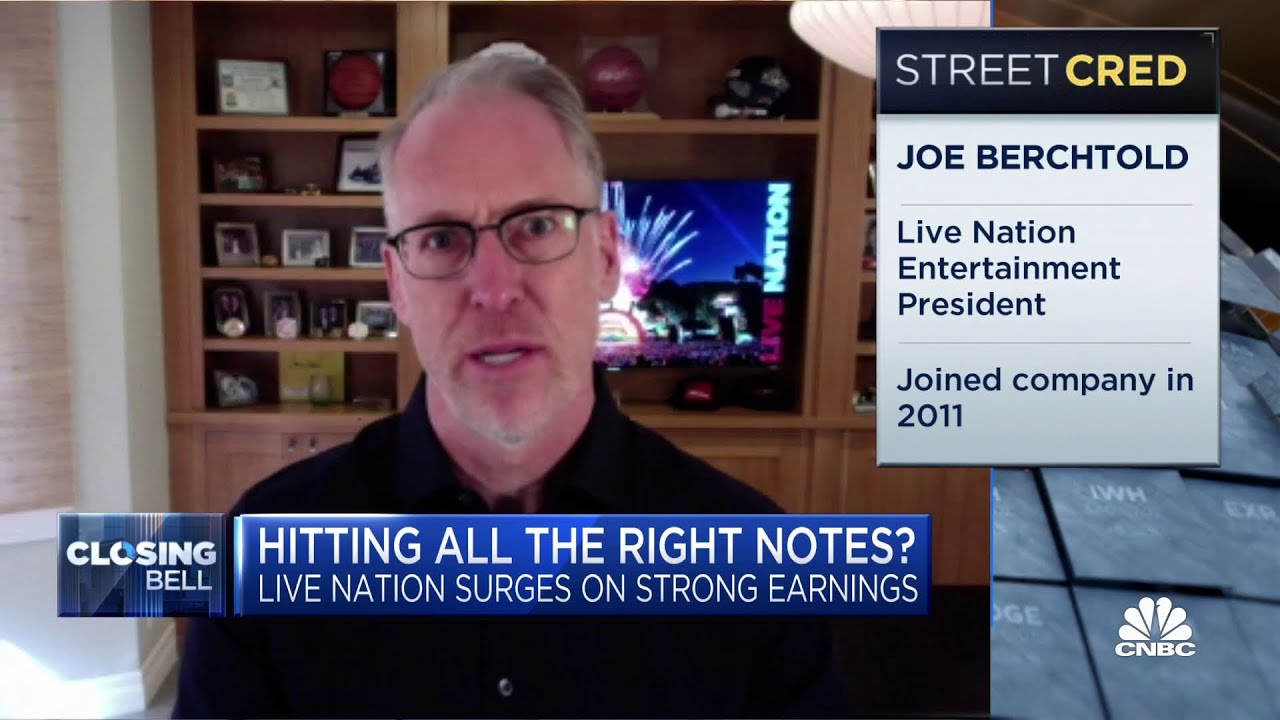 Live Nation president: We're comping ahead of 2019 - YouTube