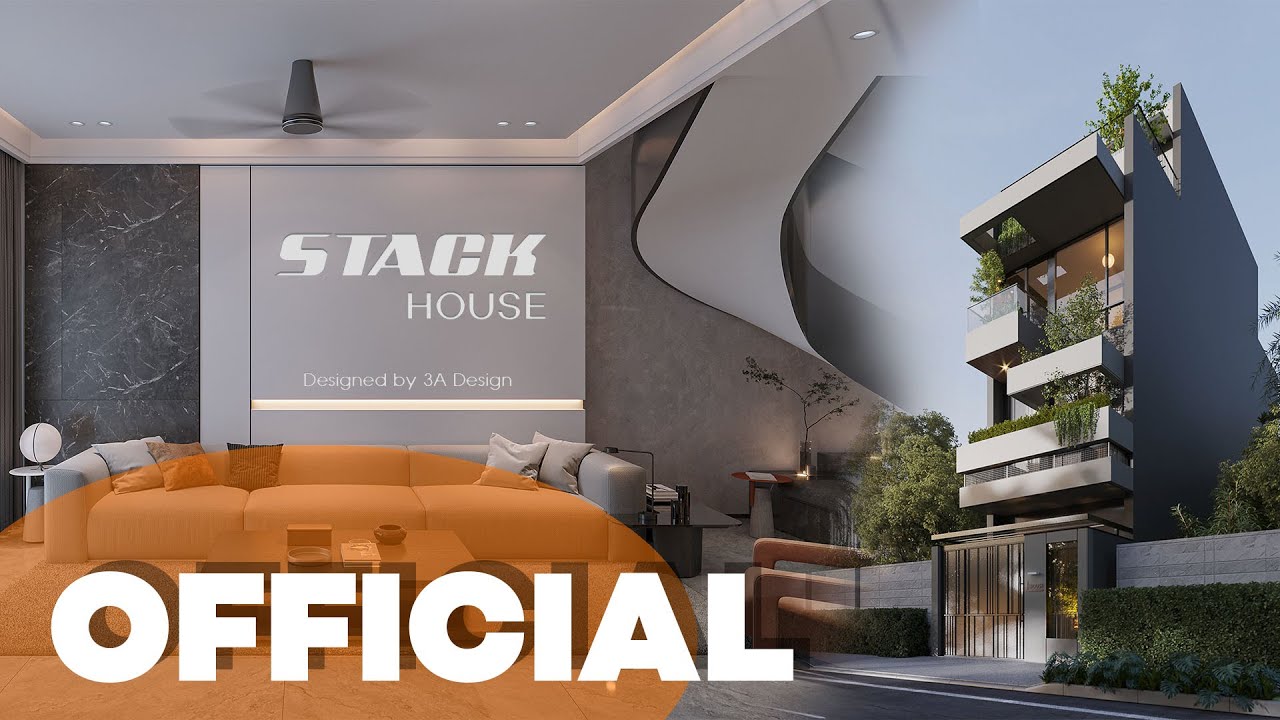 Ở ĐÂY NHÀ ĐẸP PHẾT | OFFICIAL | The Stack House by 3A Design - YouTube