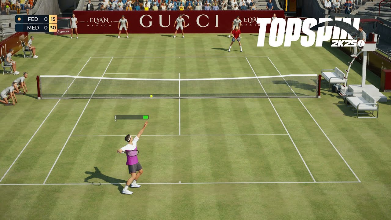 Top Spin 2K25 - TIEBREAK - Roger Federer Vs Daniil Medvedev - Gucci ...