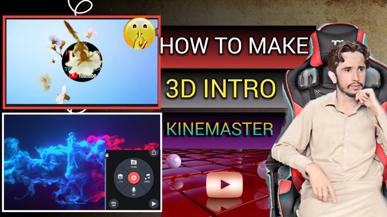 How to make 3d professional intro for YouTube|YouTube ka leya 3d professional intro Kaisa banaye ...