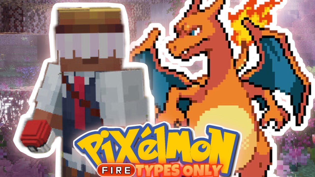 Minecraft PIXELMON BEDROCK With FIRE TYPES ONLY - YouTube
