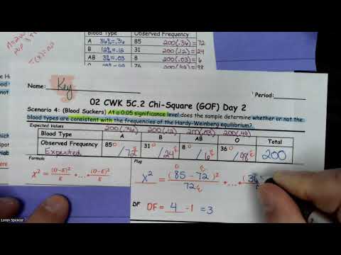 02 Unit 5C Assignment Chi Square GOF Blood Suckers - YouTube
