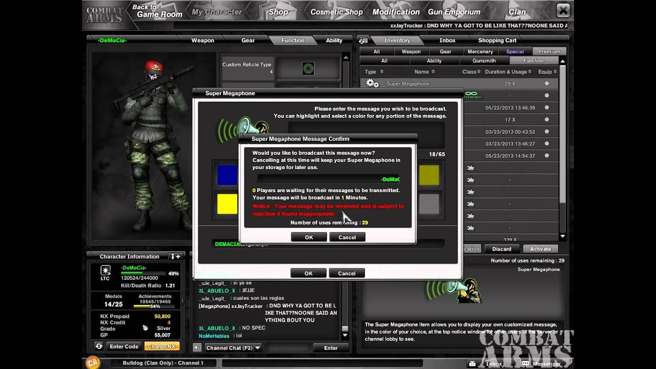 Combat Arms Super Megaphone Bug - YouTube