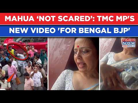 Mahua Moitra 'Egg Attack' New Video: TMC MP Shows 'Injury', Calls Out Police, Tells BJP Bengal...