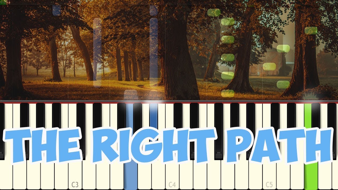 🎹 thomas greenberg - the right path (Piano Tutorial Synthesia) ️♫ - YouTube