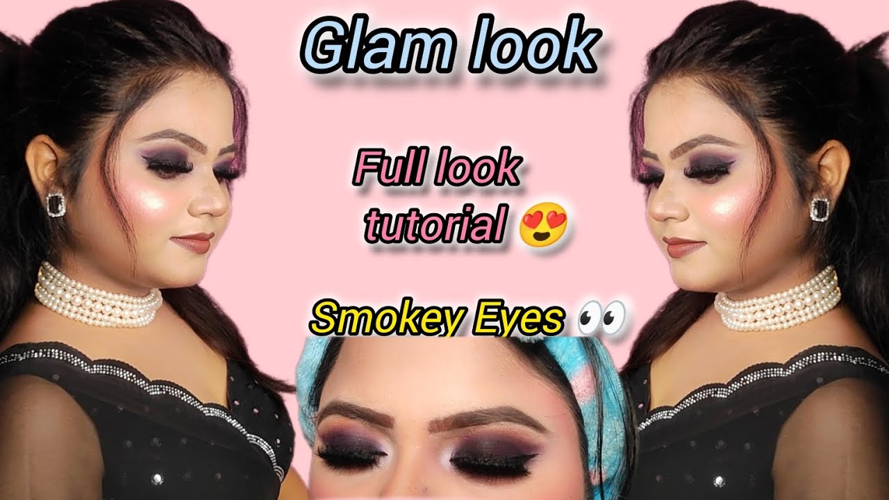 glam party makeup step by step| easy makeup tutorial| party makeup ...