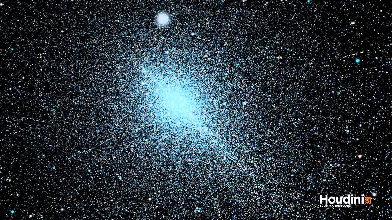 3D visualization of stars around Earth - YouTube