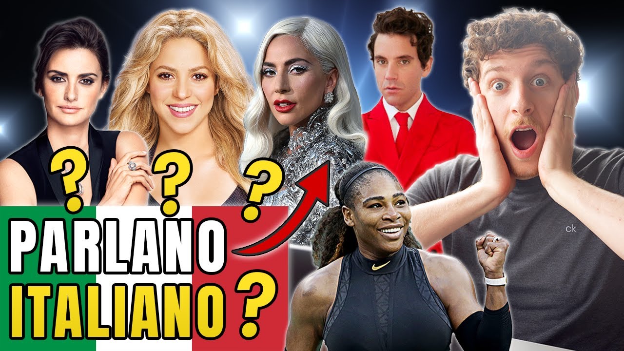 Poliglotta Italiano Reagisce A 5 Celebrità Che Parlano In Italiano (Sub ...