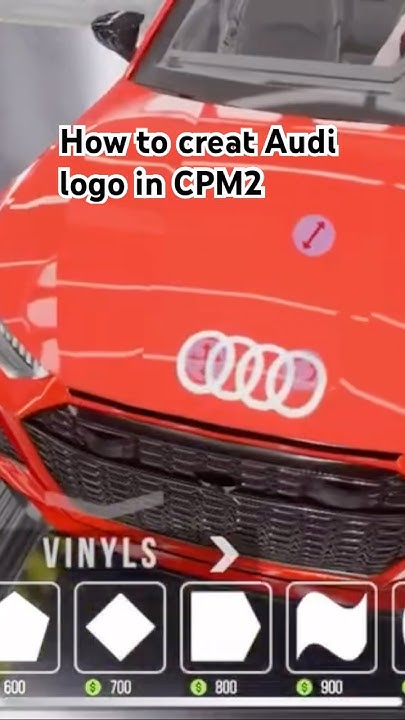 HOW TO CREATE AUDI LOGO IN CPM2 #shorts #cpm2 #carparkingmultiplayer #carparkingmultiplayer2 ...