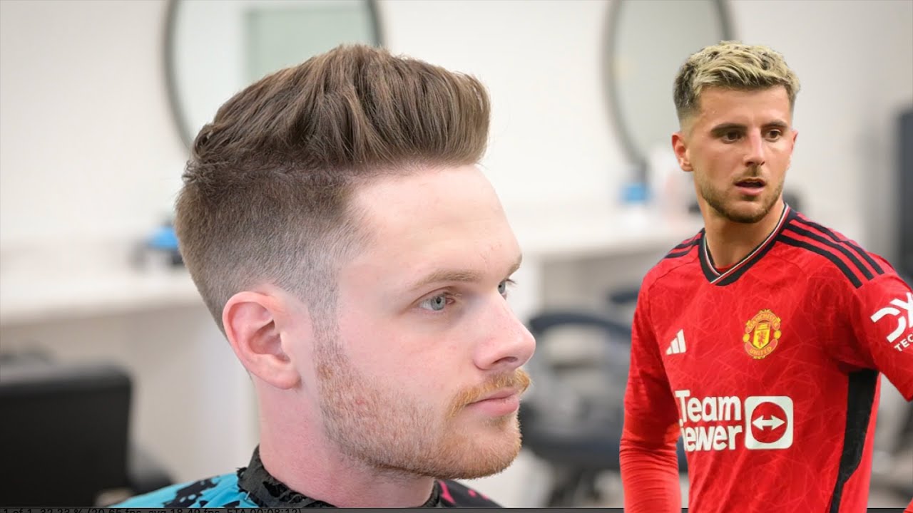 CORTE QUIFF CON TEXTURA PASO A PASO / MASON MOUNT HAIRCUT #barberia # ...