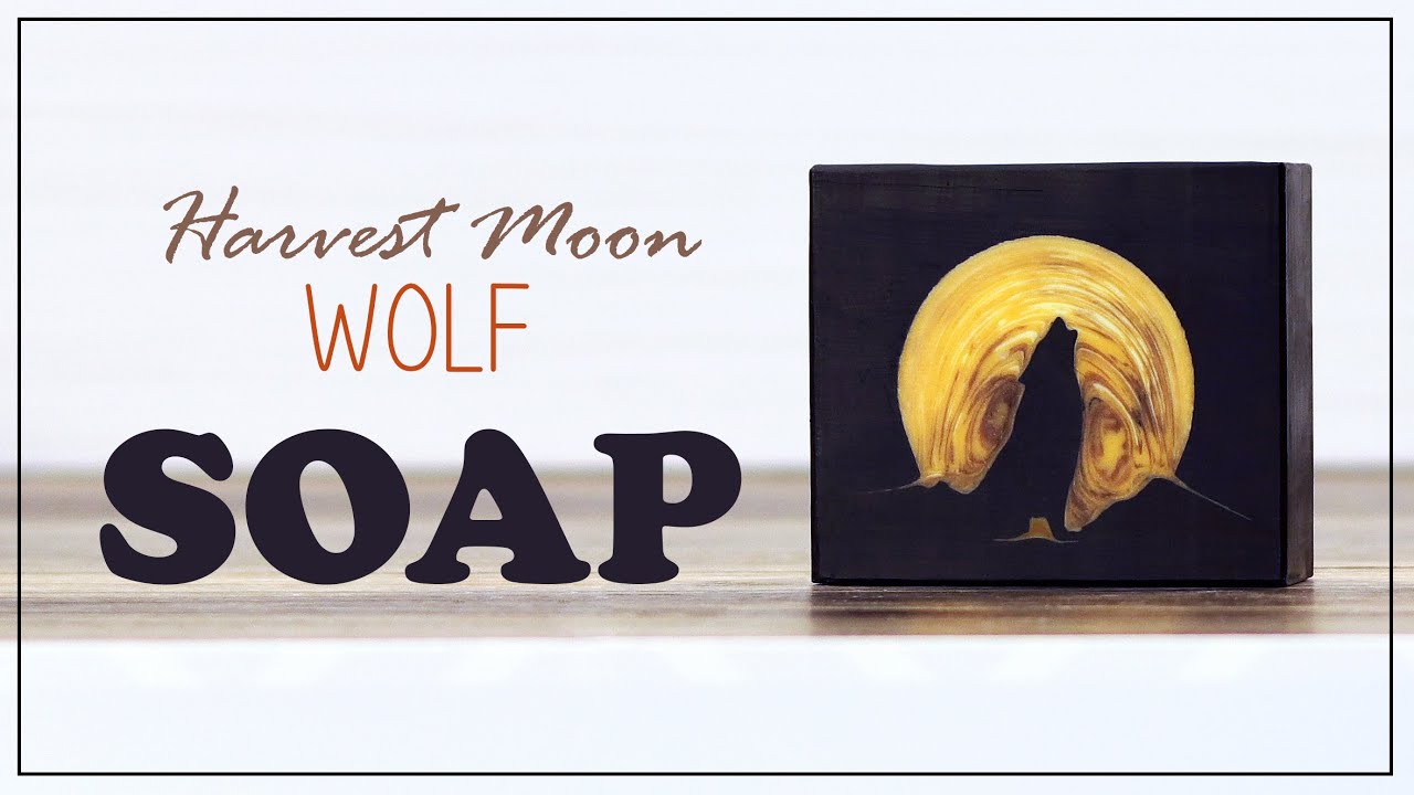 Making Harvest Moon / Howling Wolf Cold Process Sculpted Landscape Soap ...