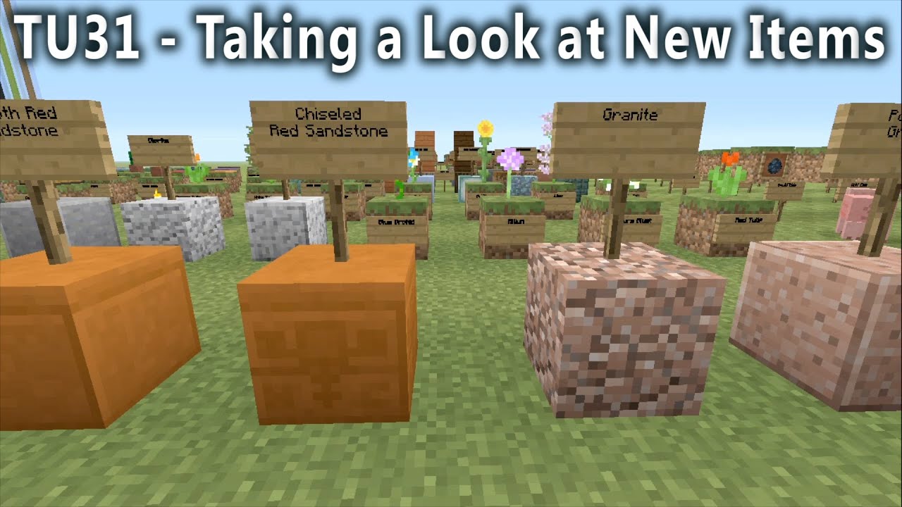 Minecraft - Title Update 31 - Taking a Look at the New Items! (TU31 ...