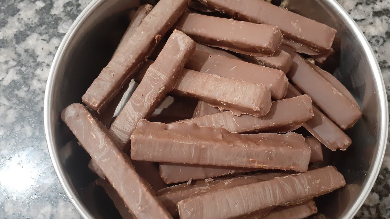 Kit kat caseiro delicioso com apenas 2 ingredientes e sem precisar de ...