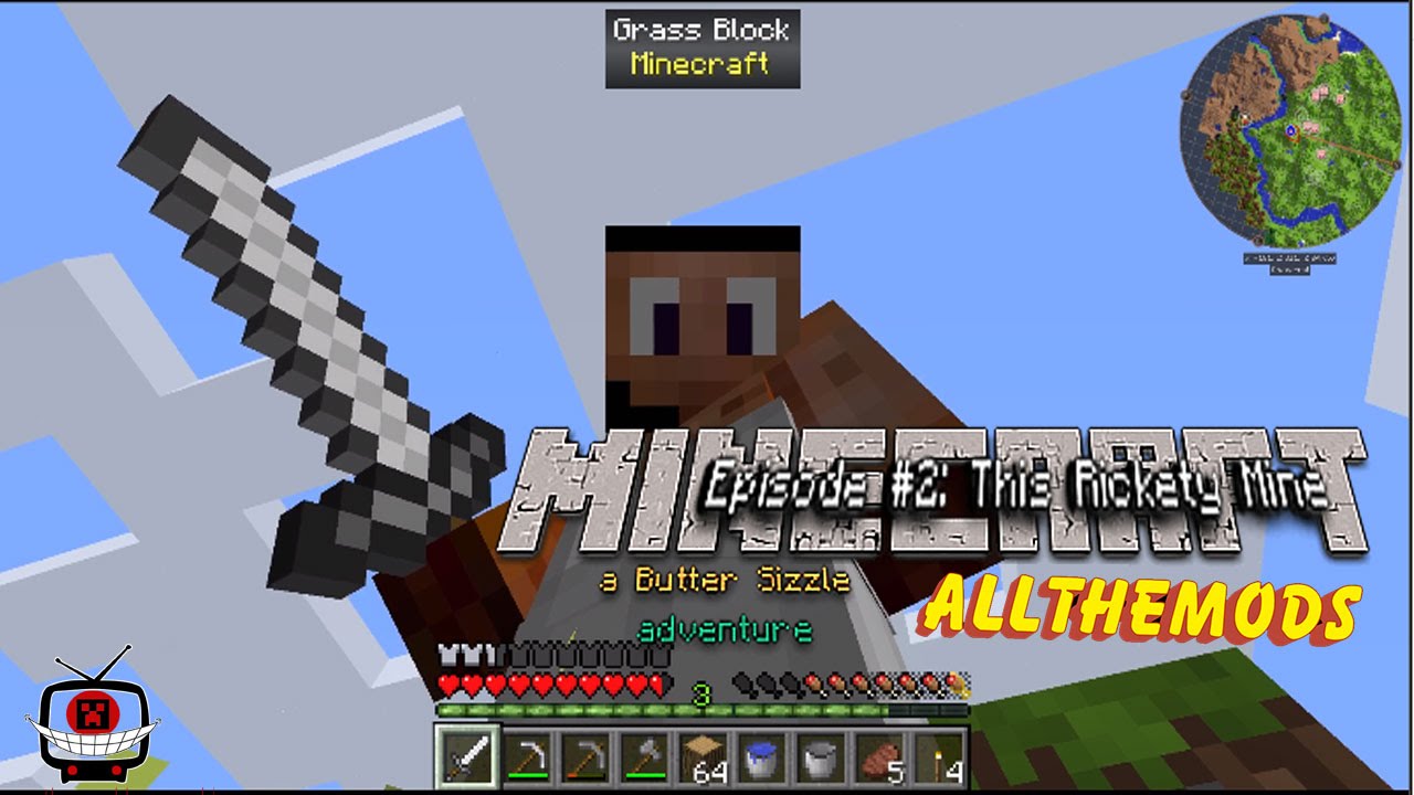 Minecraft | All the Mods - 02: This Rickety Mine (Progressive ...
