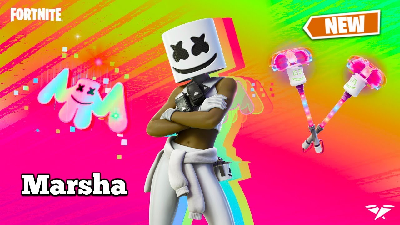 *NEW* MARSHA SKIN GAMEPLAY - FORTNITE WELCOME TO THE MELLOVERSE SET ...