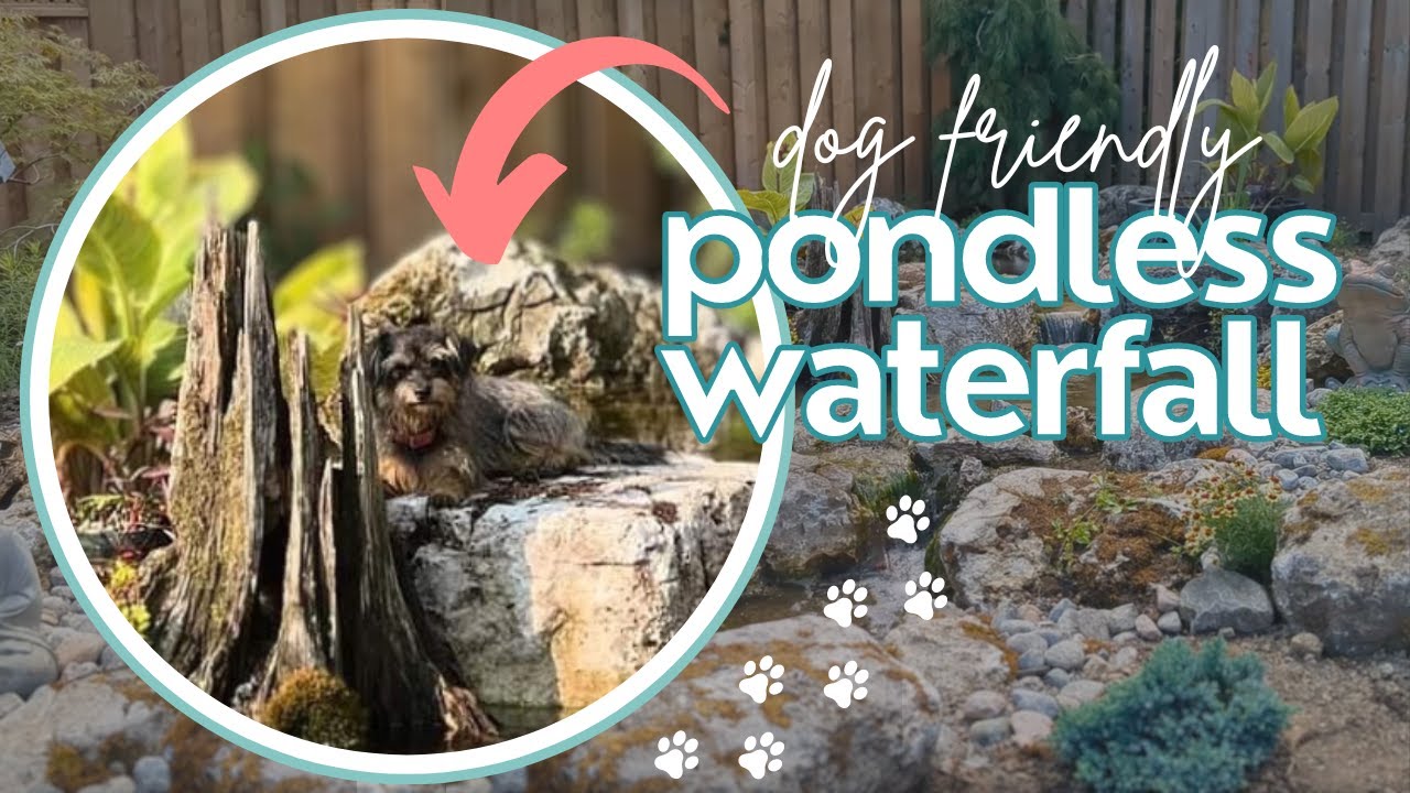 Stunning Pondless Waterfall with Spillway Bowls | Perfect for Small ...