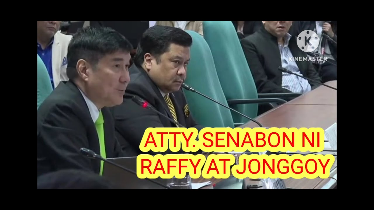 ATTY.SENABON NI RAFFY TULFO AT PENAKULONG - YouTube