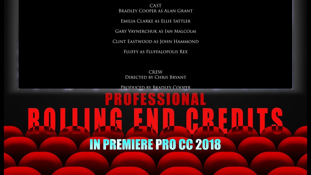 Create END CREDITS In Premiere CC 2018 Tip Tuesday Episode 037 YouTube Create END CREDITS In Premiere CC 2018 Tip Tuesday Episode 037 YouTube