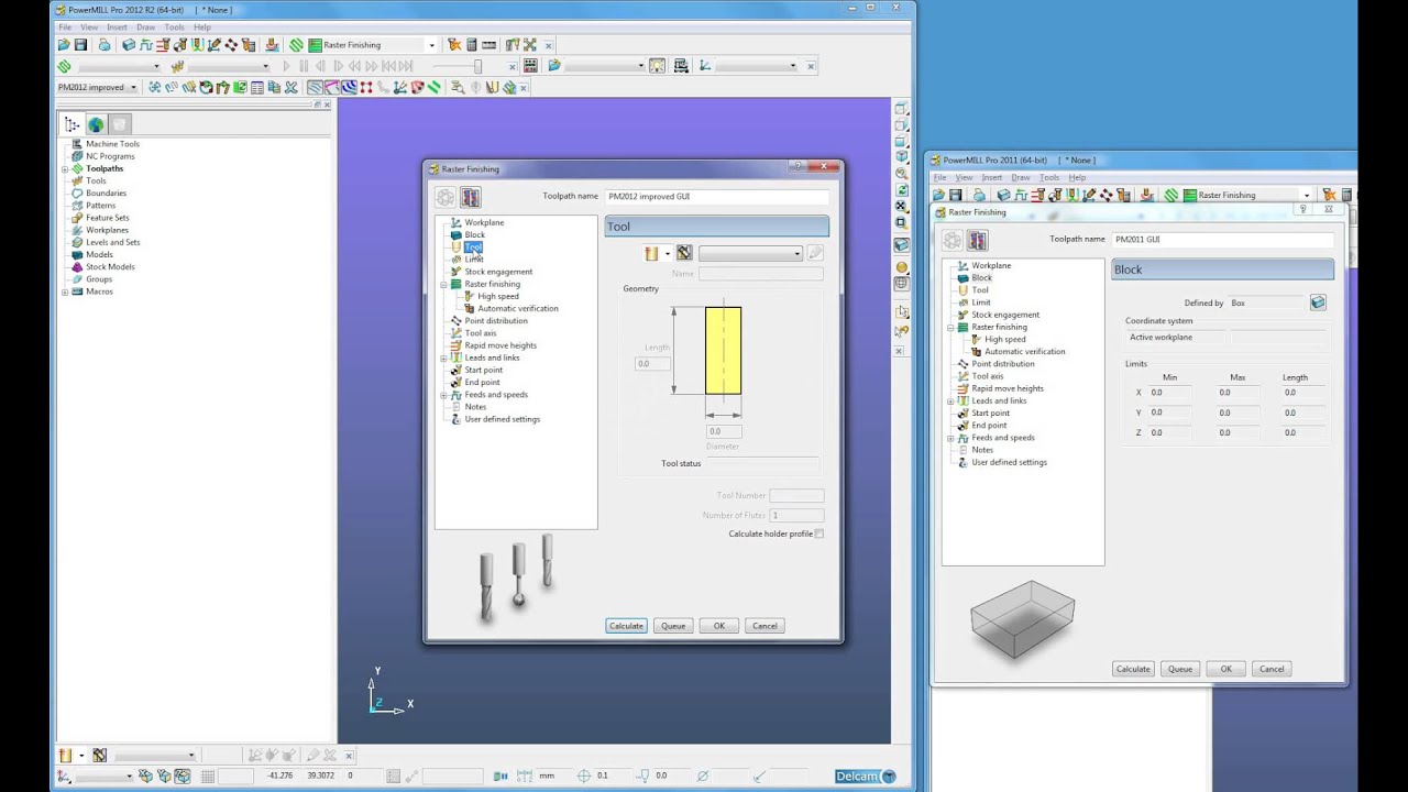 GUI improvements - PowerMILL 2012 - YouTube