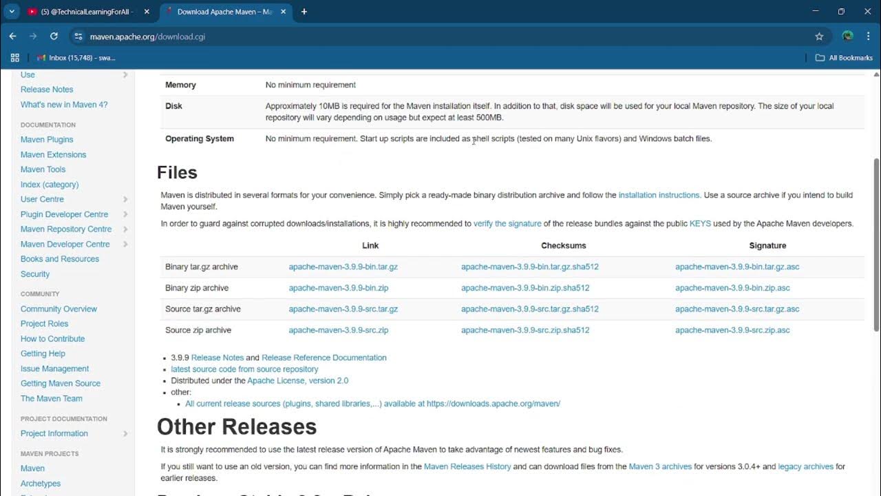 Download and Install Apache Maven In Windows Step By Step | Install Maven Windows - YouTube