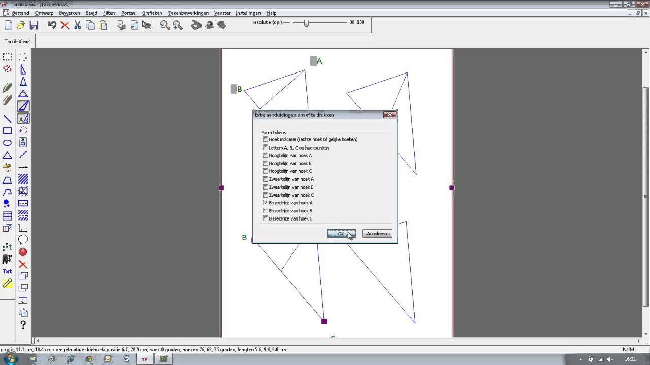 Driehoeken in TactileView - YouTube