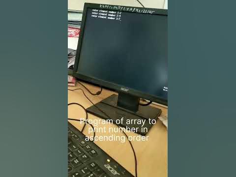 program of array in C#shortsvideo #logitech #studywithme - YouTube