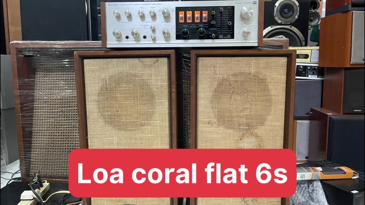 Bộ comp nghe nhạc hay giá rẻ ampli trio là-8044 và loa toàn dải corral ...