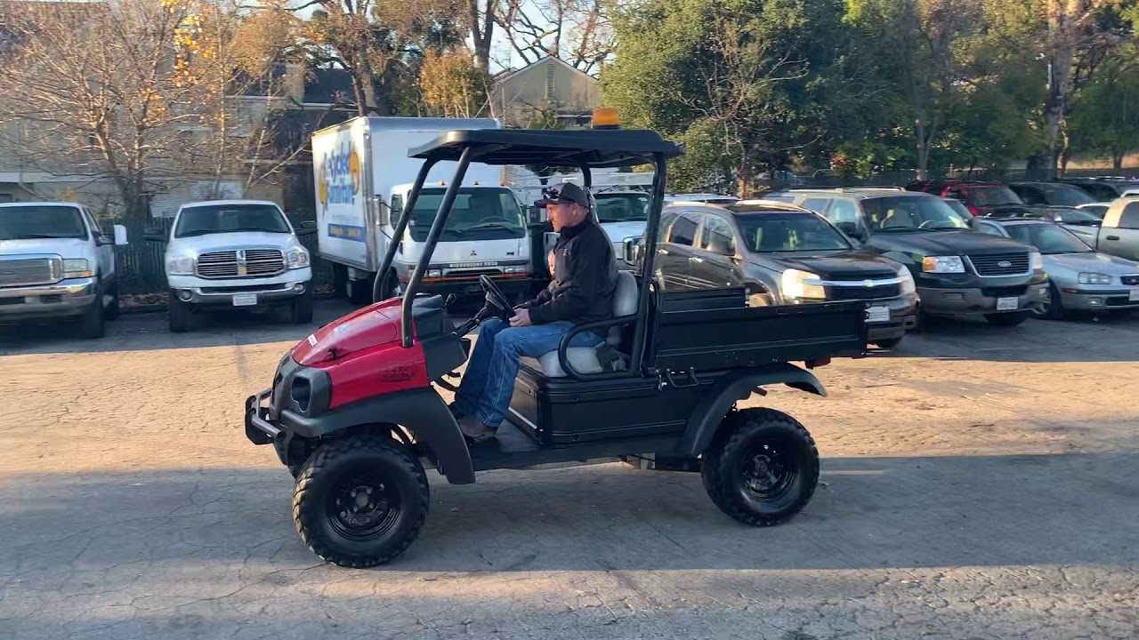 Club Car 4x4 Diesel Utility Cart - YouTube