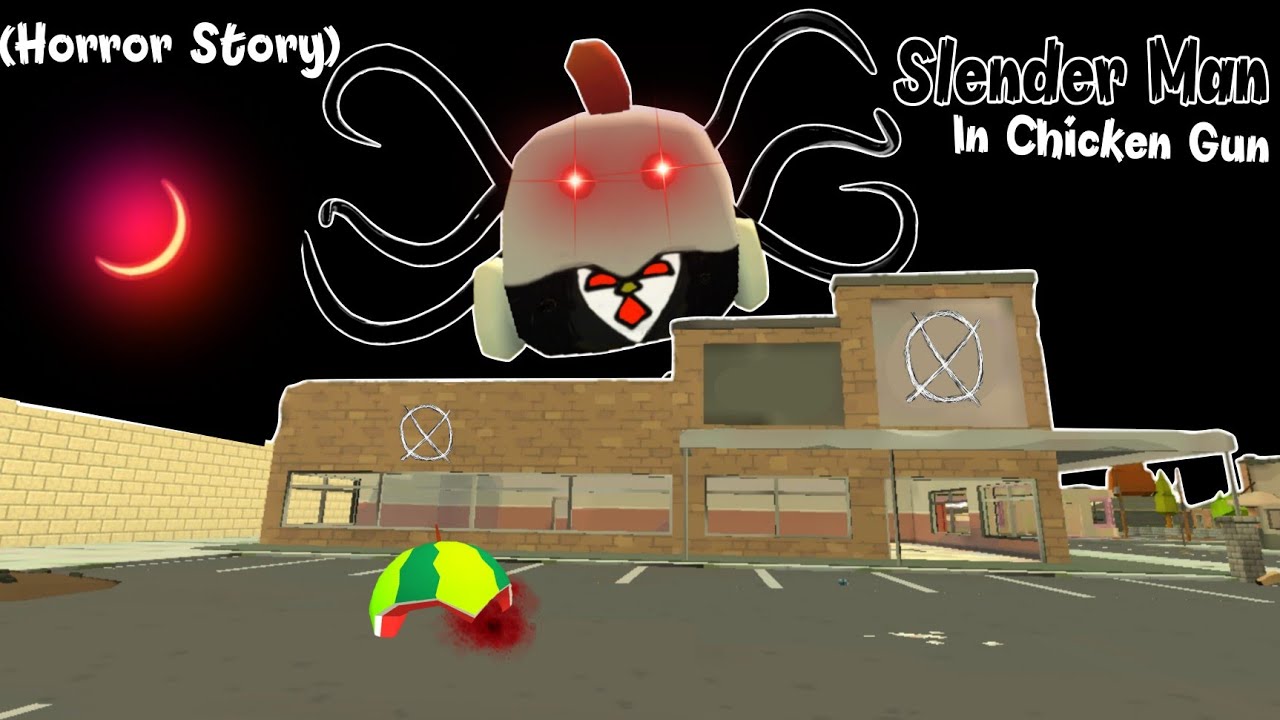 Slender Man In Chicken Gun!! - YouTube