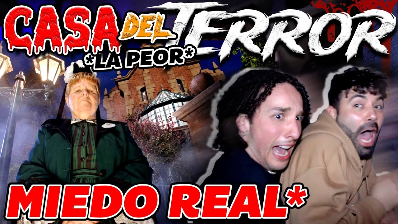 ENTRAMOS A LA CASA DE TERROR MAS FUERTE DE E.U. *JORGE SUFRE SU FOBIA ...