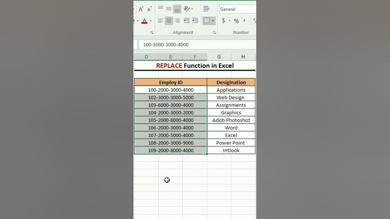 Replace Function In Excelexceltipsshortsexcelexceltutorialmsexcelmicrsoftexcel Youtube