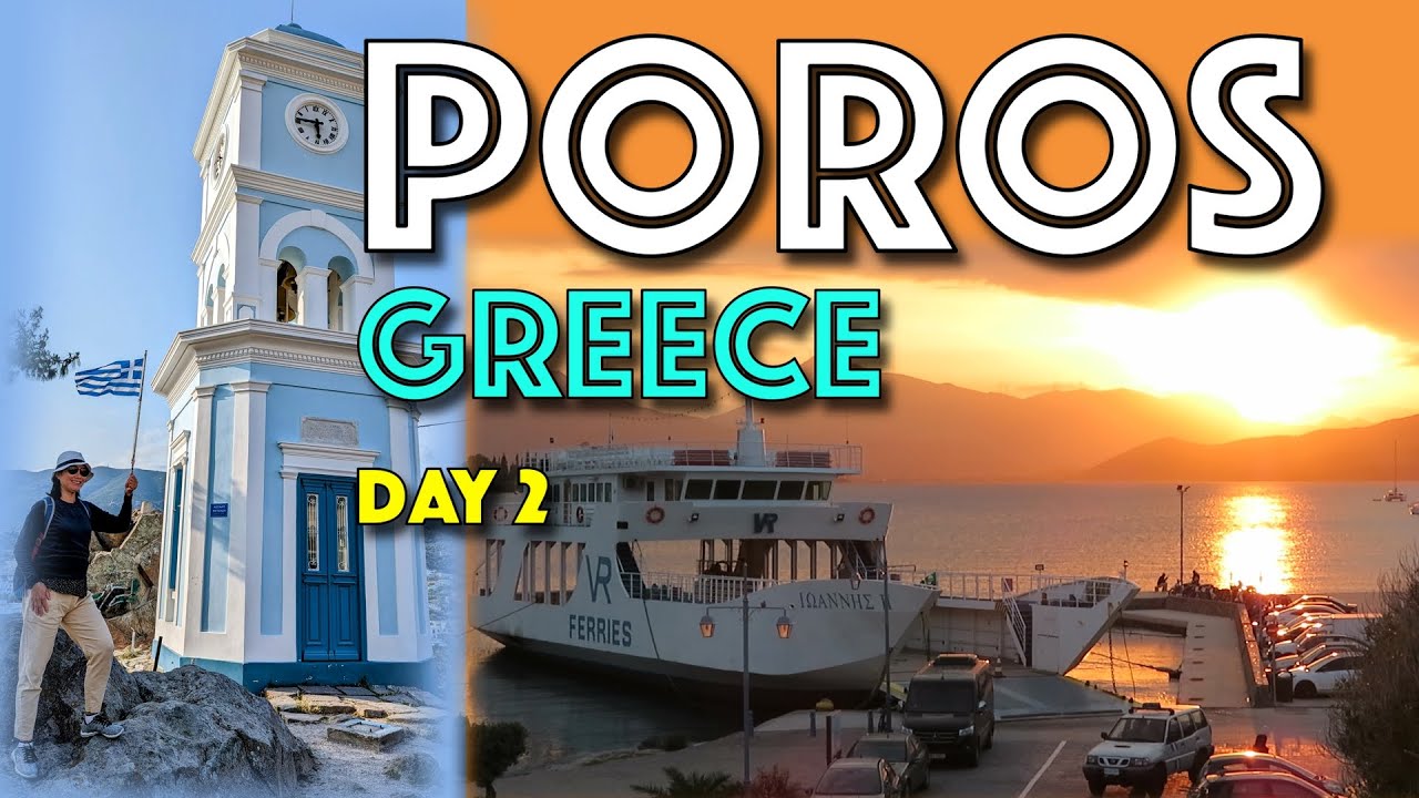 Poros Day 2 ( Greece Travel Footprints 旅遊足跡) #dronefootages #greece # ...
