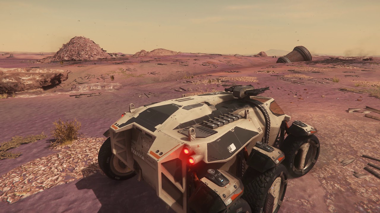 Star Citizen - Ursa Rover - Driving Around Hurston - YouTube