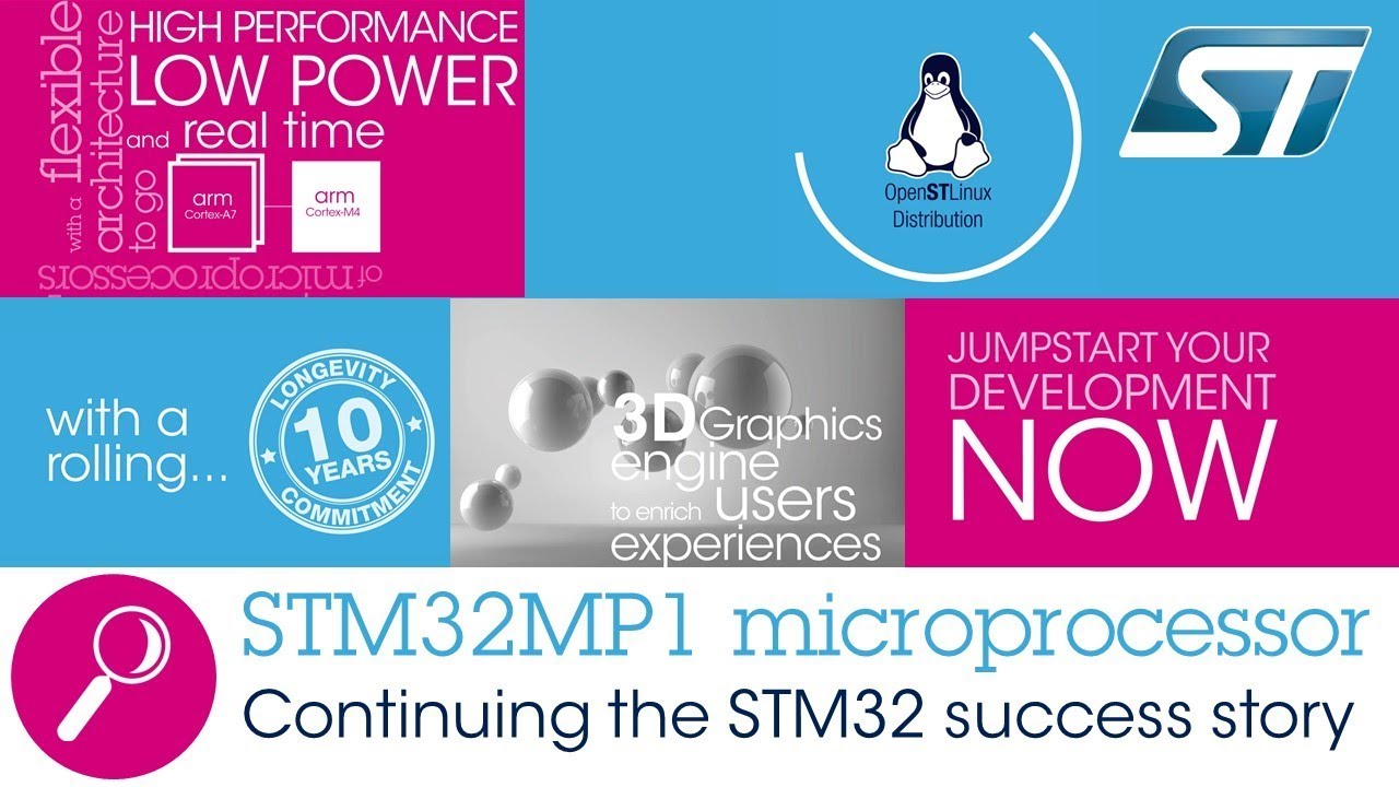 Stm32mp1 Microprocessor Continuing The Stm32 Success Story Youtube