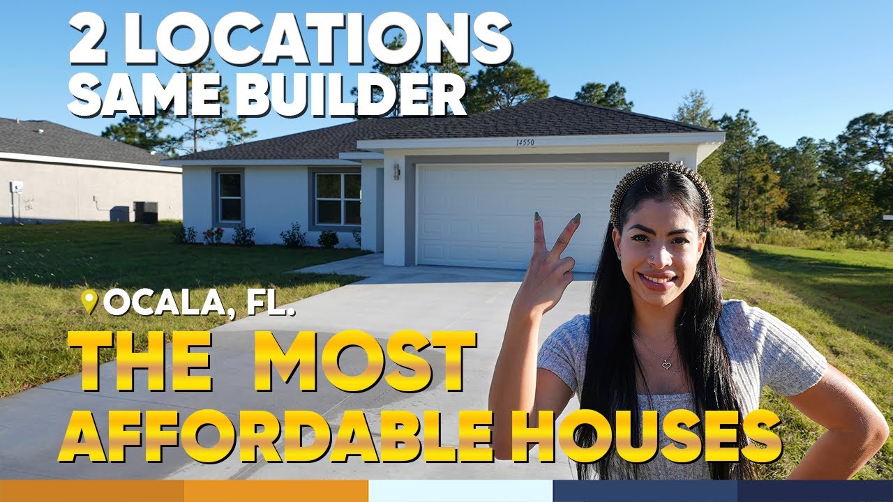 THE MOST AFFORDABLE HOMES, Same Builder 2 Locations | OCALA FL | NO HOA ...