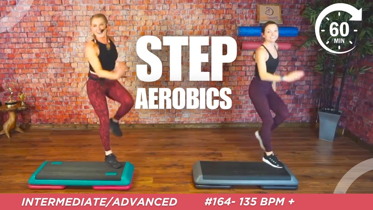 Intermediate/Advanced Step Aerobics - High Energy Cardio Step #164 ...